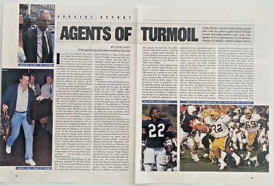 Norby Walters & Lloyd Bloom Sports Agents of Turmoil Vintage 1987 Mag ...