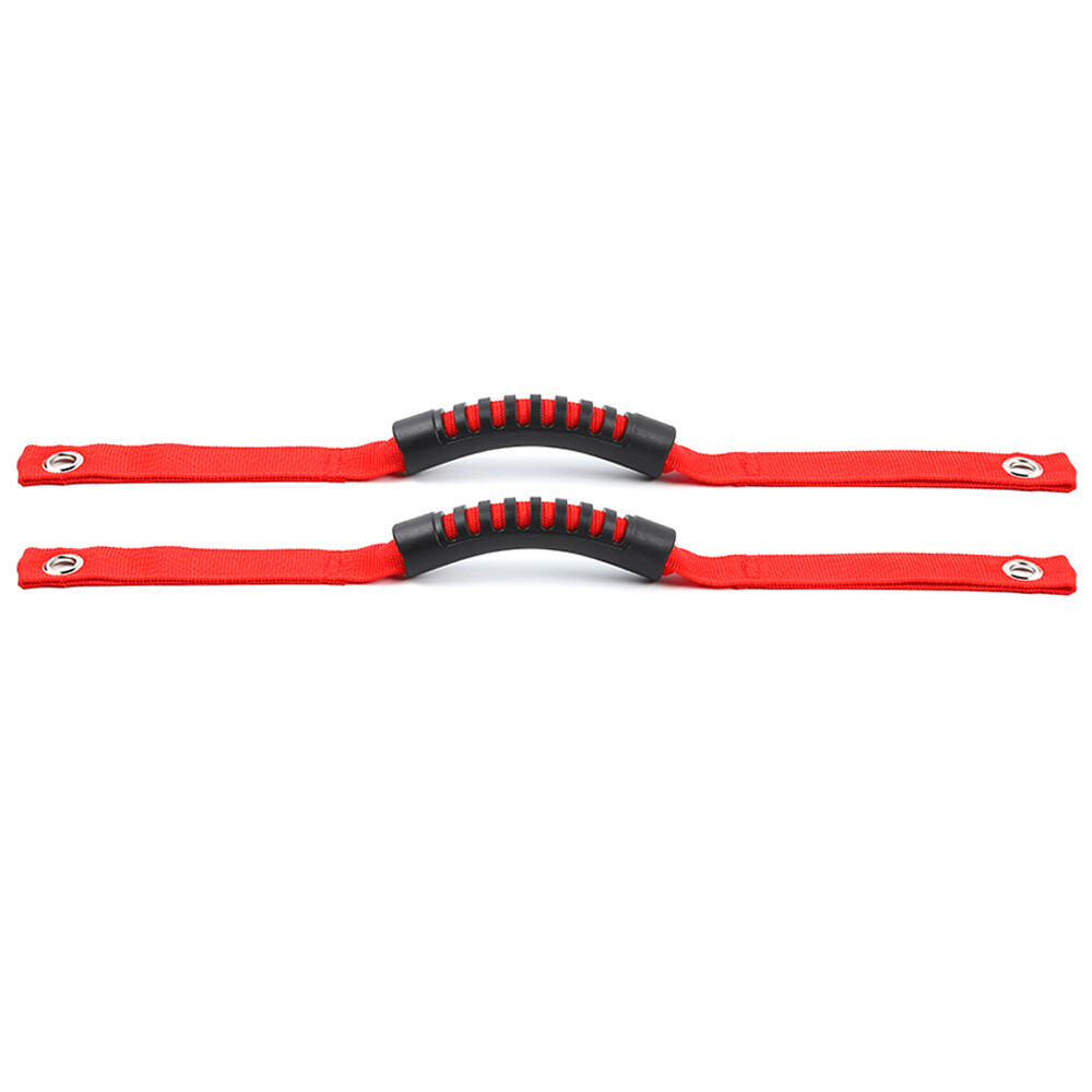 2 Pack Roll Bar Grab Handles Grip Handle Red Parts For Ford Bronco 2021 ...