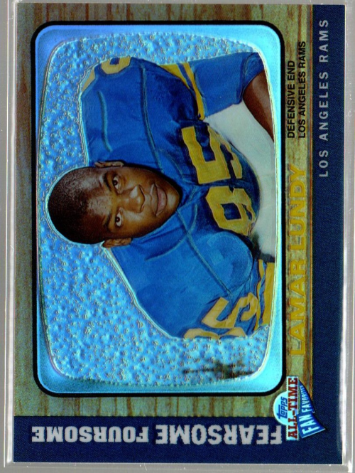 2004 Topps Fan Favorites Chrome Refractors #58 Lamar Lundy /99 | eBay
