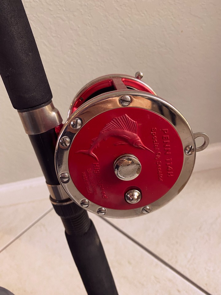 FOR SALE A CUSTOMIZED PENN 114 H SORATOR 6/0 FISHING REEL | eBay