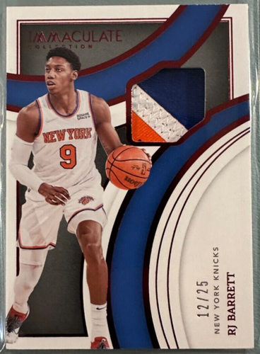 2021-22 Immaculate Collection Swatches Game-Worn/Used Patch RJ BARRETT ...