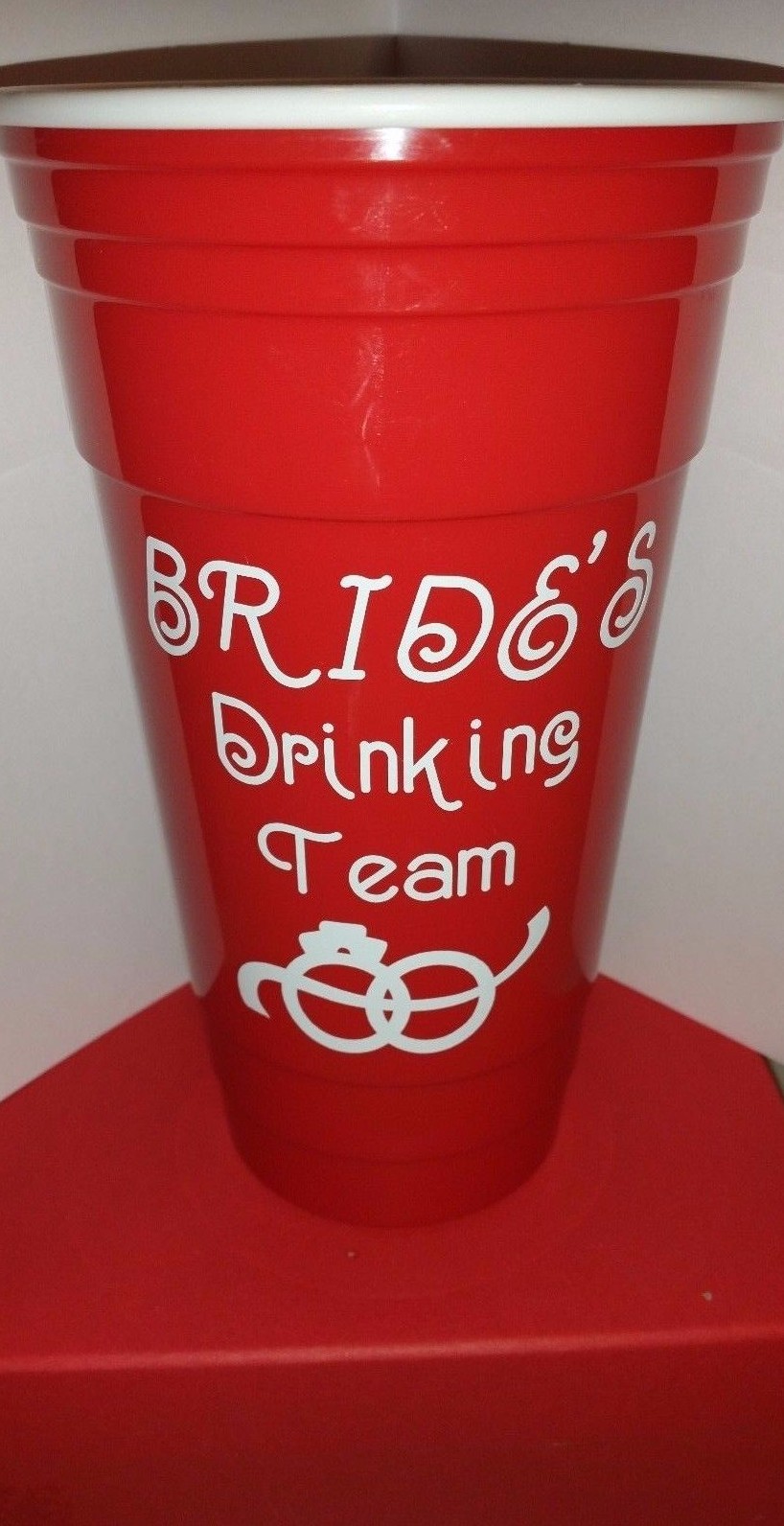 NEW! BRIDE'S DRINKING TEAM BACHELORETTE BRIDE BRIDAL SHOWER PARTY CUP ...