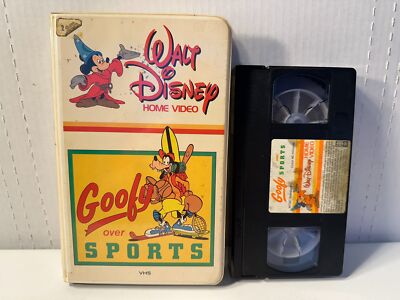 Goofy Over Sports - Walt Disney Home Video VHS Rare White Clamshell | eBay