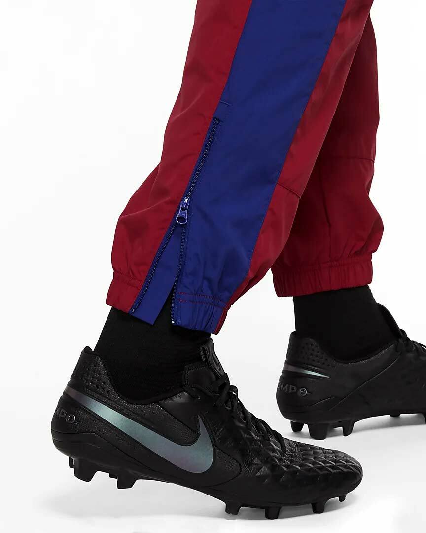 LIMITED NIKE WOVEN PANT "FC BARCELONA" BARCA RETRO SOCCER FUTBOL NOBLE ...