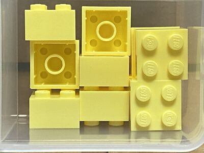 LEGO Parts - Bright Light Yellow Brick 2 x 2 - No 3003 - QTY 10 | eBay