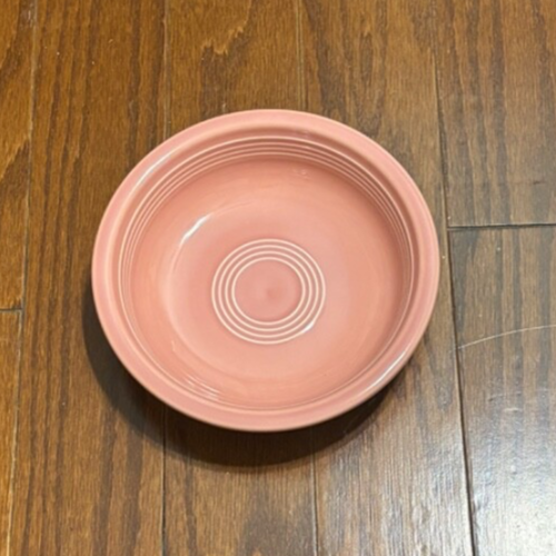 Fiestaware Peony Pink 6 7/8 inch Classic Rim Cereal Bowls 19 oz. Homer ...