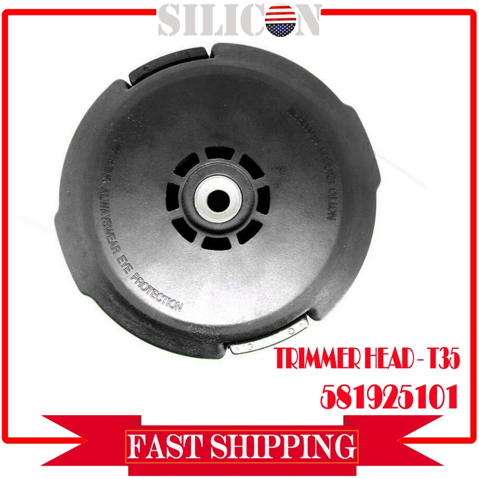 T35 Auto Feed Tap Head Trimmer 10mm Dual Line For Husqvarna 123 125 ...