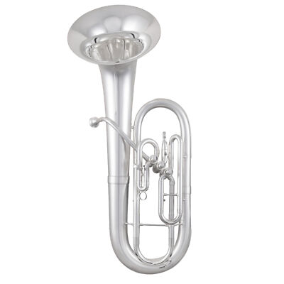 King 625 Diplomat 3 Valve Baritone Horn Silver Plated | eBay
