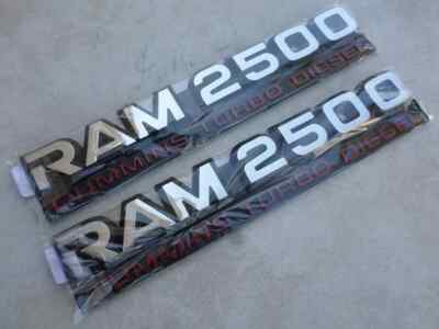 95-02 Dodge Ram 2500 Cummins Turbo Diesel Emblem Logo 55295311AB Script ...