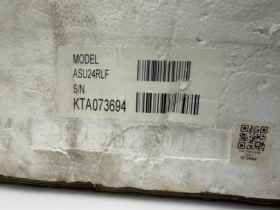 NEW Fujitsu ASU24RLF Wall-Mounted Indoor Unit 24,000 BTU Ductless Mini ...