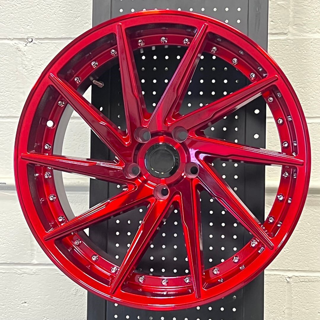19" IPW 511 SWIRL STYLE RED WHEELS RIMS FITS LEXUS ES350 GS300 GS400 ...