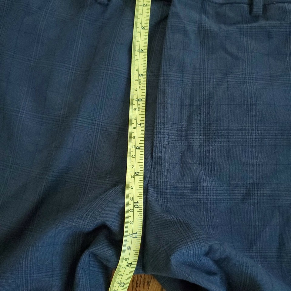 Ralph Lauren Windowpane Blue Dress Pants Trousers Slacks Mens Size 36 ...