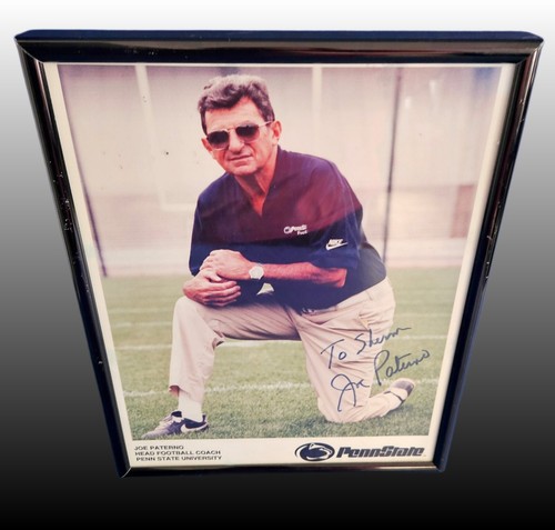 Joe Paterno Penn State Signed Photo in Frame | eBay