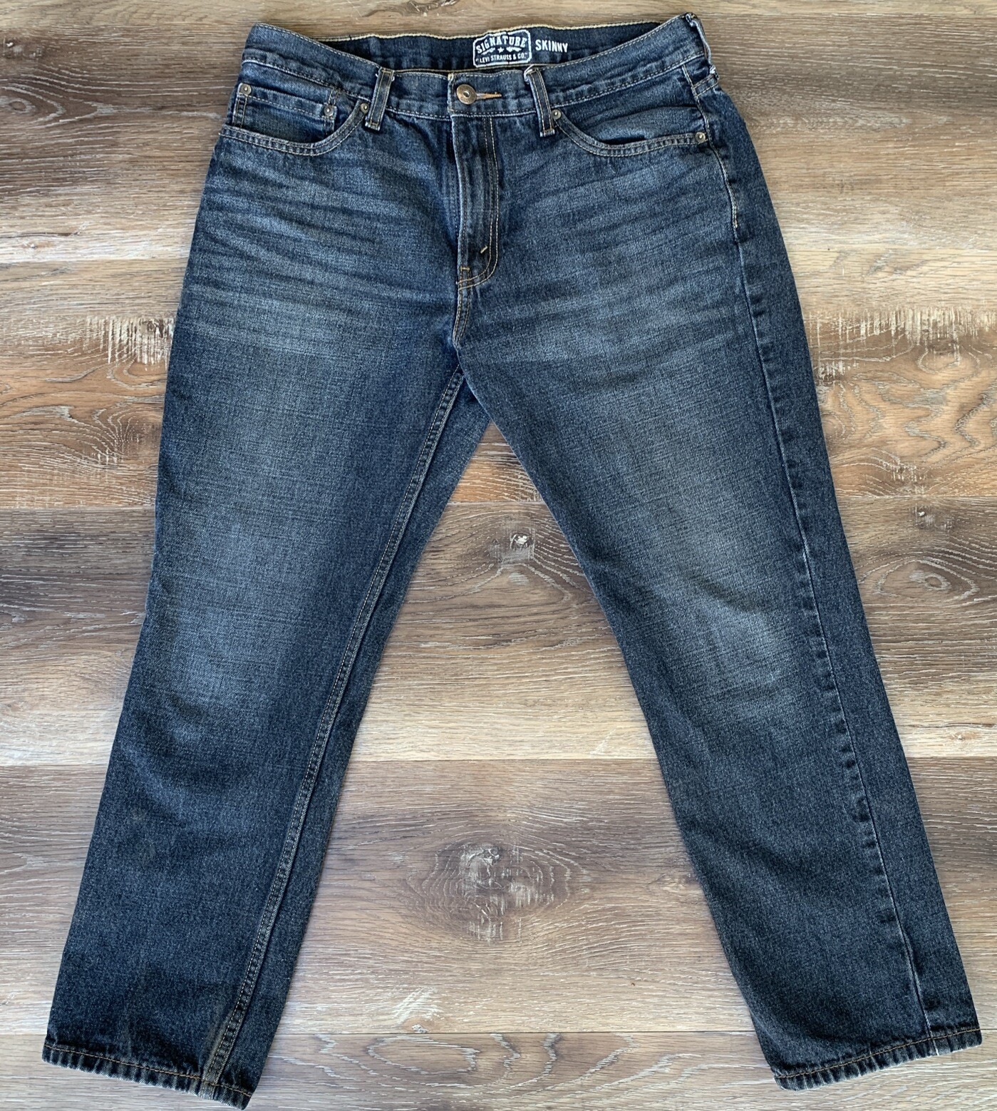 Levis Men's Signature Jeans Slim Blue 36 x 30 excelle… - Gem