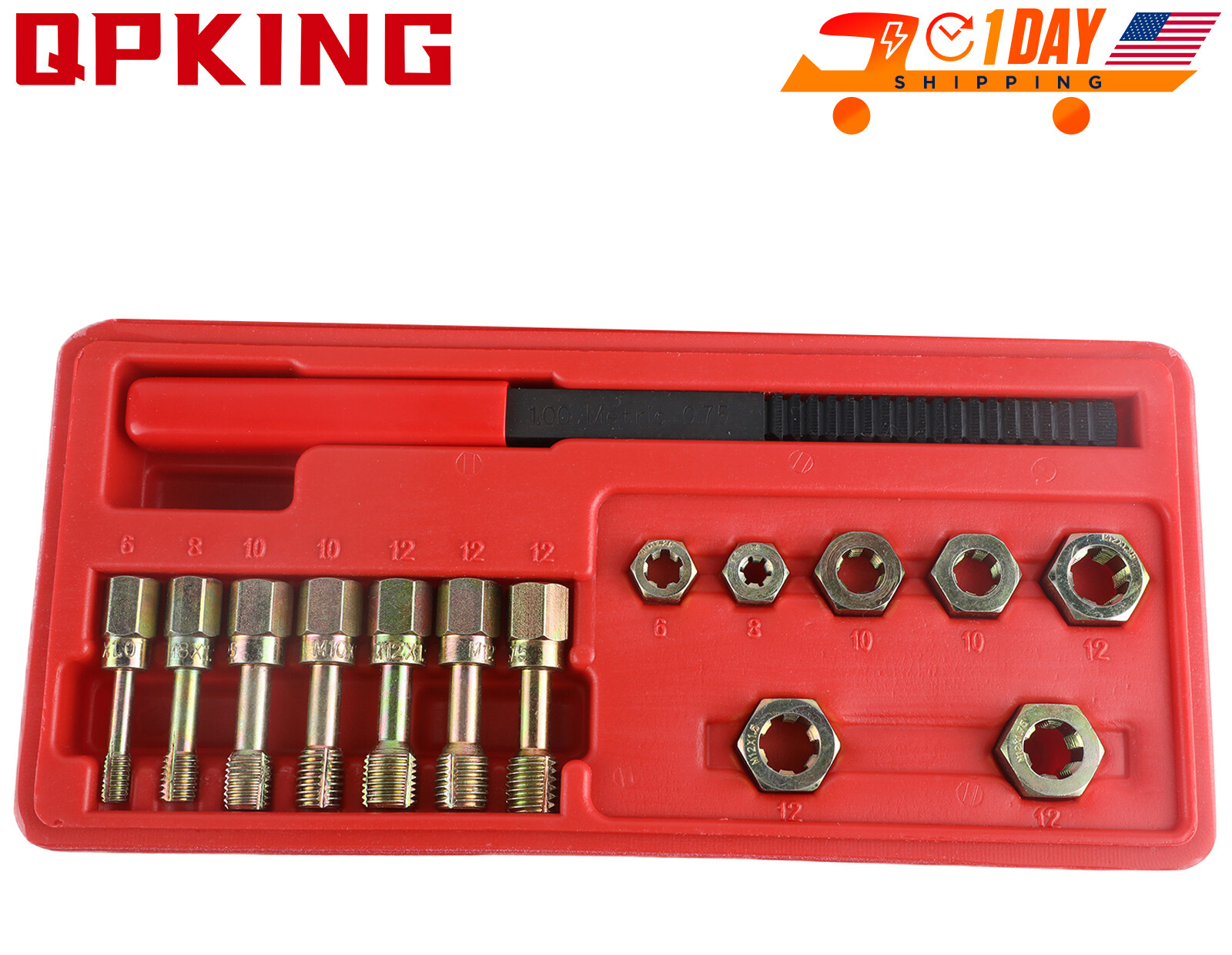 15p Metric Thread Chaser Set 7 Metric Rethread Repair Tool Thread ...