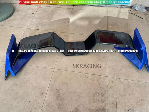 For Honda Civic Sedan 2016-2021 Blue Rear Spoiler Tail Trunk Lip Wing ...