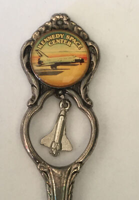Vintage Souvenir Spoon US Collectible Kennedy Space Center | eBay