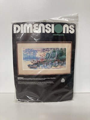 Dimensions Needlepoint Kit Refuge 18" x9" Wool OPENED NOT IN ORIGINAL ...