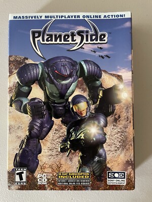 PlanetSide PC Video Game With Box And Poster etc. GREAT CONDITION!! | eBay