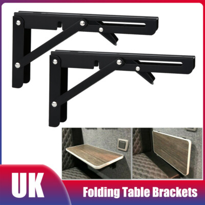 Pack of 2 Camper Folding Table Brackets Extension Shelf Hinges ...