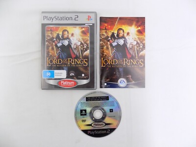 Mint Disc Playstation 2 Ps2 Platinum The Lord of The Rings The Return ...