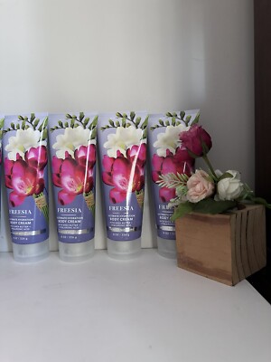 4 New FREESIA BATH & BODY WORKS BODY CREAM LOTION 8 OZ | eBay