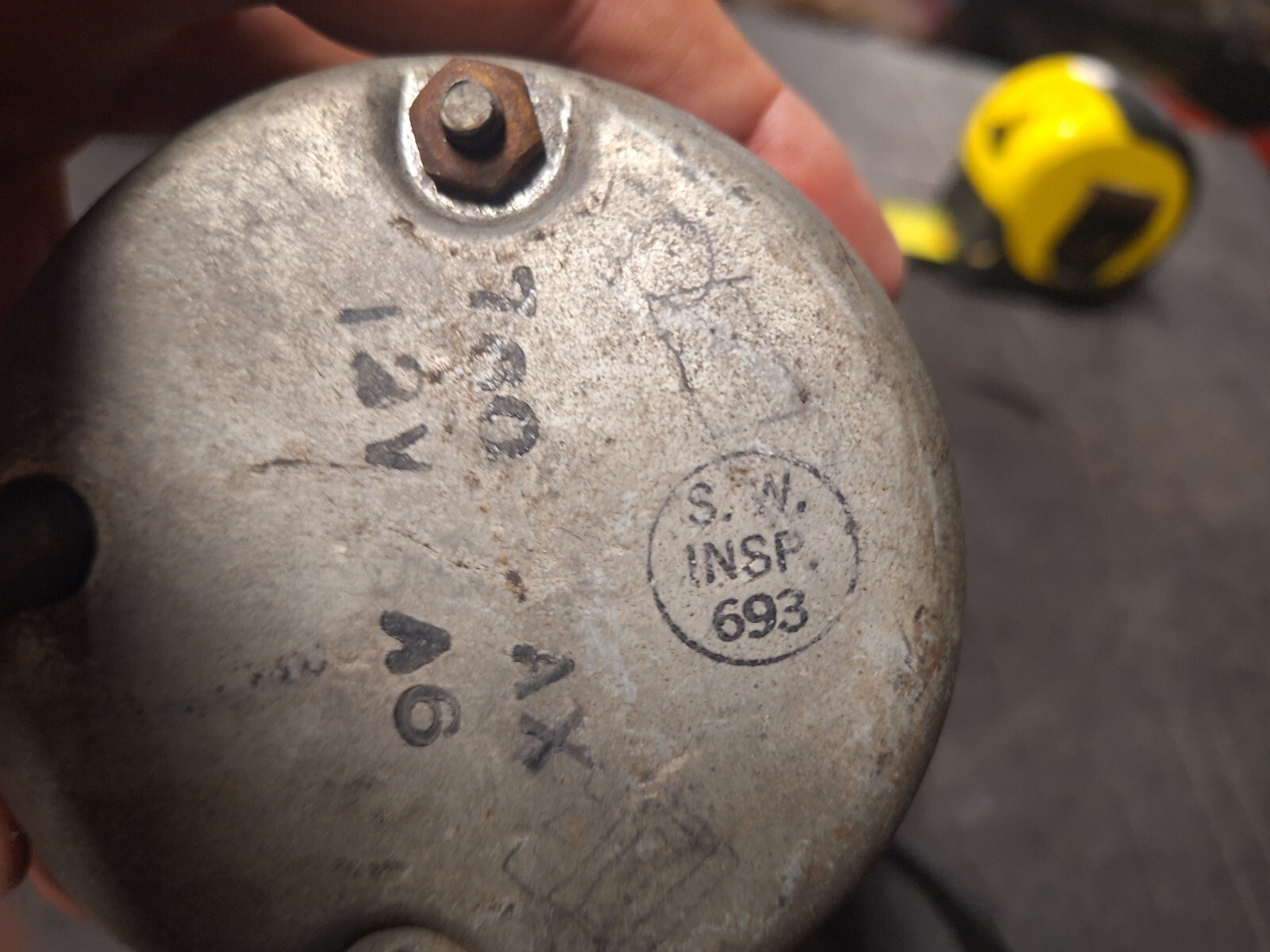 1957 6K SW STEWART WARNER TACHOMETER 8 cylinder 289 302 390 428 405 ...