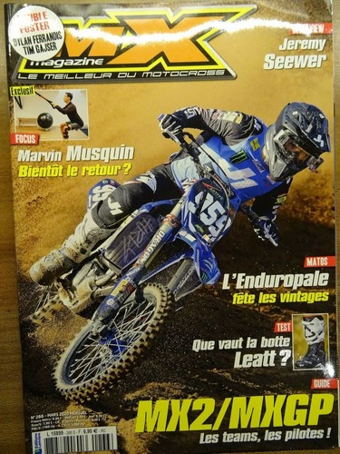 MX Magazine | N°266 - Mars 2020 |Marvin Musquin Enduropale MX2/MXGP ...