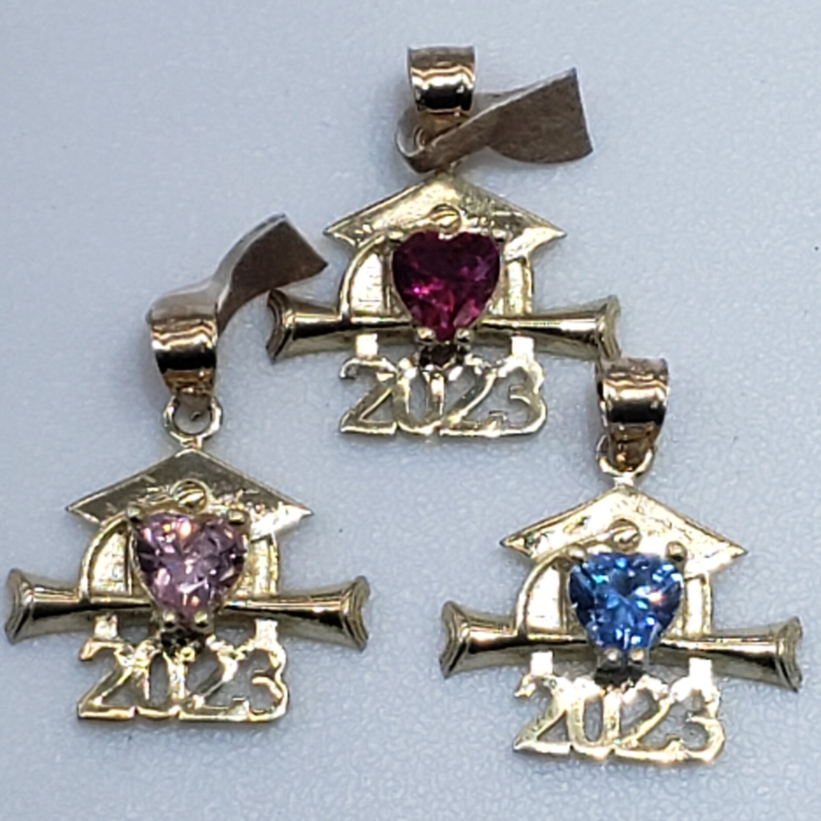 Graduation Cap With Cross Charm