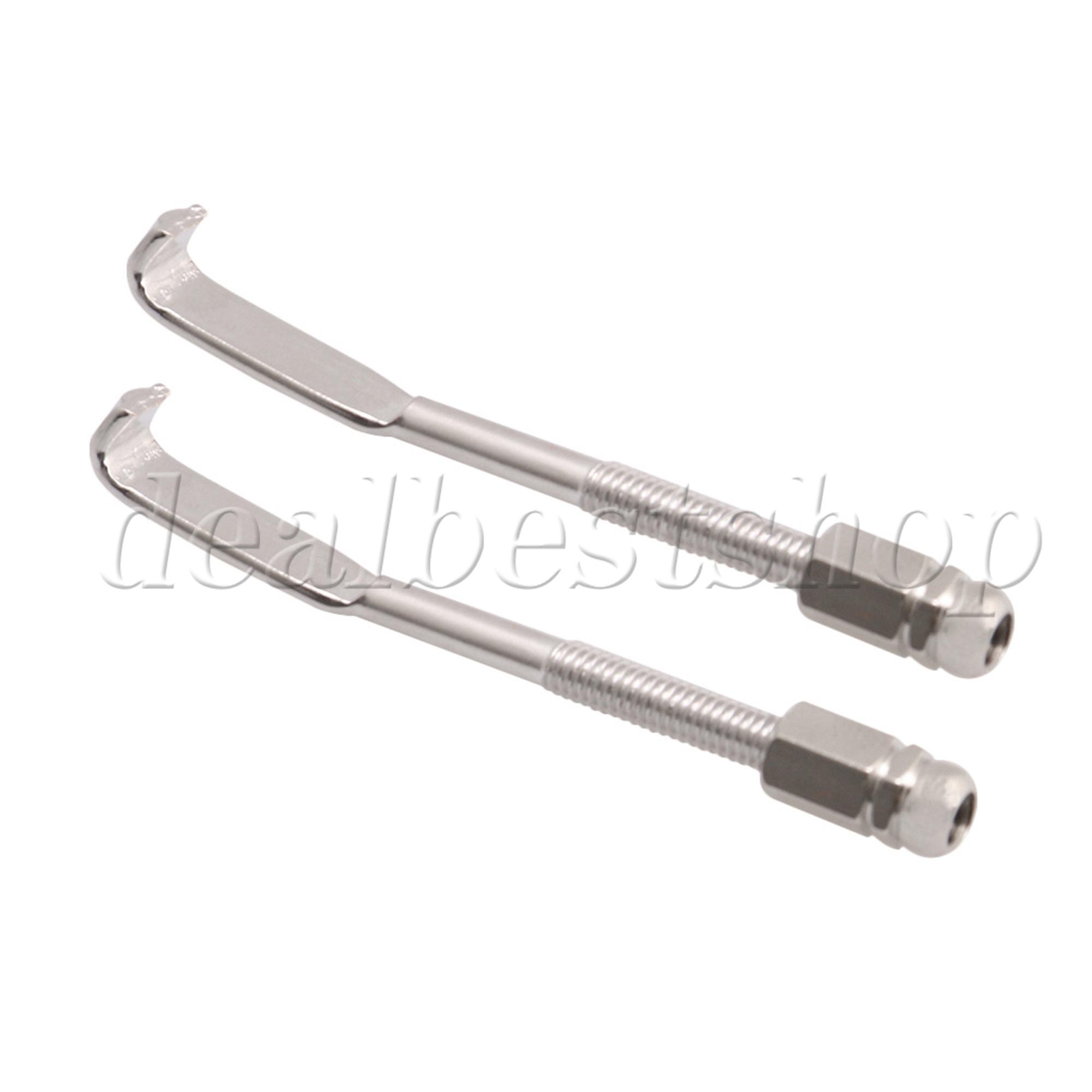 24pcs Stainless Steel Banjo Flat Hooks Banjo Hook Banjo Parts Chrome | eBay