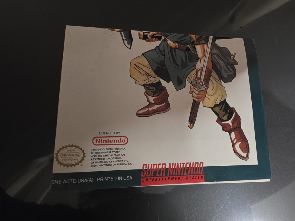 Chrono Trigger Poster Insert Timeline Map Super NES Nintendo SNES NO ...
