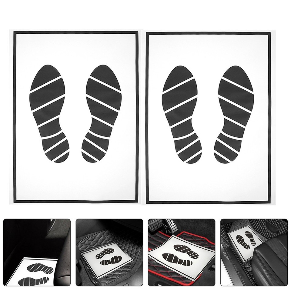 40 Pcs Car Interior Foot Pad Floor Covers for Cars Auto Carpet ...