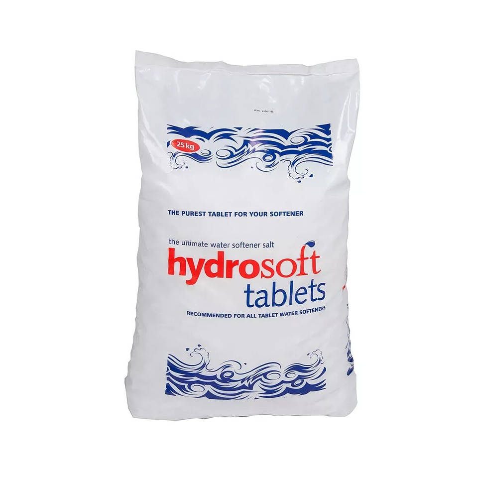 Hydrosoft Water Softening Salt Tablets 25kg,10 kg | Food Grade 99.9% ...