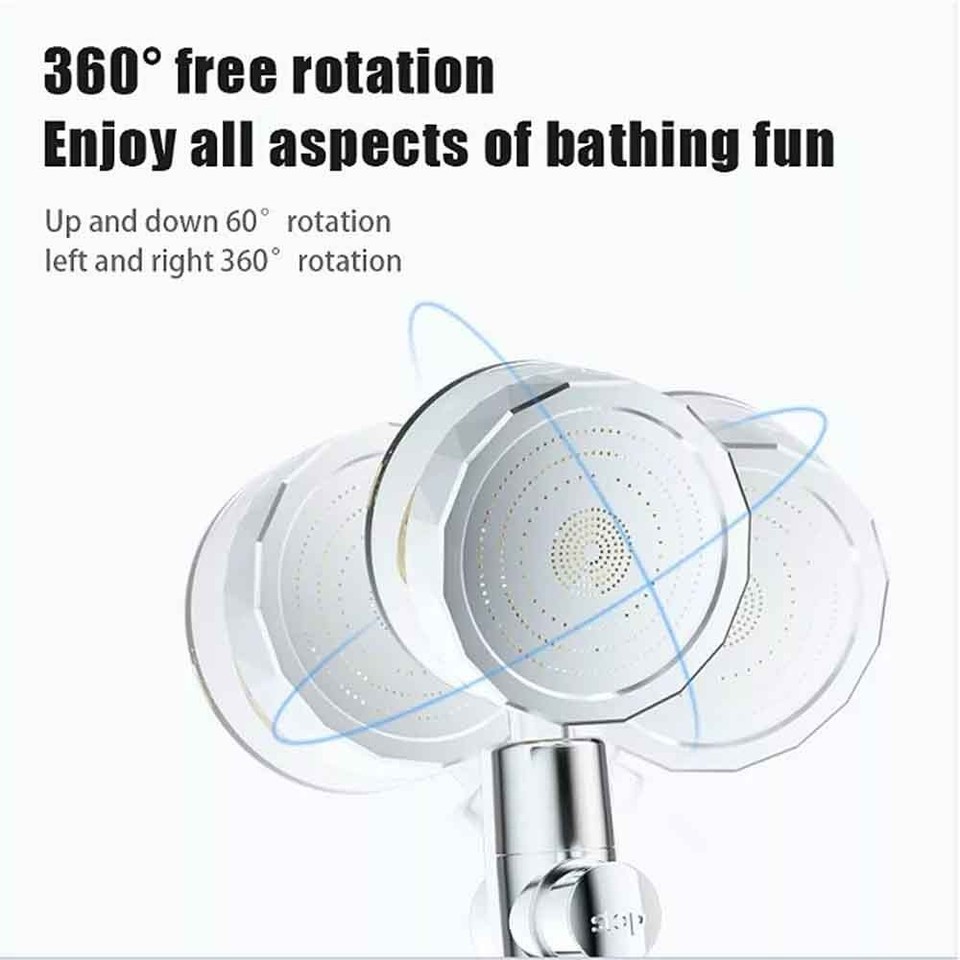 Filtered Shower Head High Pressure Showerhead Handheld for Bathroom w ...