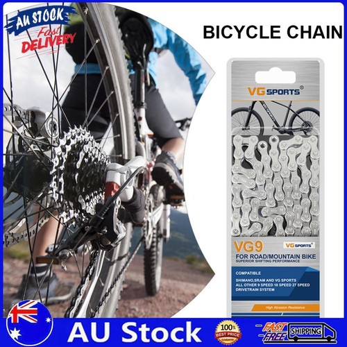 AU VG Sports Bicycle Chain Steel 116 Links Mountain MTB Road Bike Chain ...