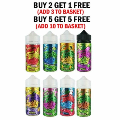 Tasty Fruity 100ML E liquid Vape Juice No Nicotine TPD Compliant EXP ...