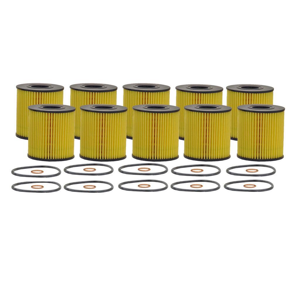 WIX Set of 10 Engine Motor Oil Filters for Mini Cooper R55 R56 R57 R60 ...