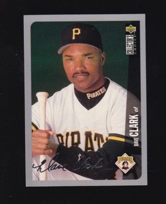 1996 Collectors Choice Silver Signature Dave Clark #677 Pittsburgh ...