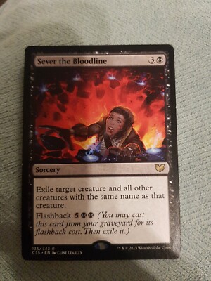 1x MTG Magic The Gathering TCG Sever the Bloodline - Rare - Commander ...