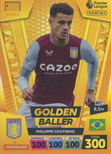 Panini Premier League 2023 Adrenalyn XL cards GOLDEN BALLERS and ...