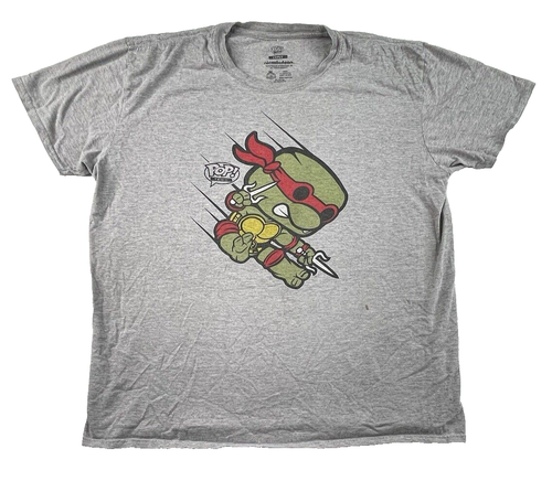 Nickelodeon Teenage Mutant Ninja Turtles Raphael T Shirt Mens L Gray ...
