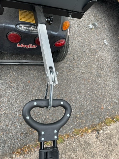 Mobility Scooter Trailer Tow Bar/Hitch with Shopping Trolley Cart 3 ...