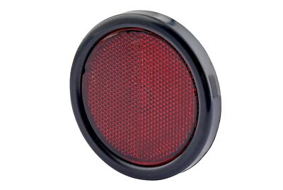 Hella Reflex Reflector Lens Colour: Red Round mounting/Bolted 8RA 002 ...