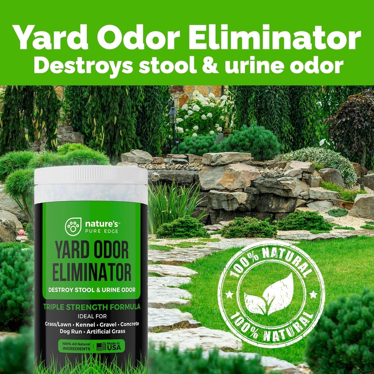 Odoban Yard Odor Eliminator Backyard Deodorizer – Eliminates Pet Urine ...