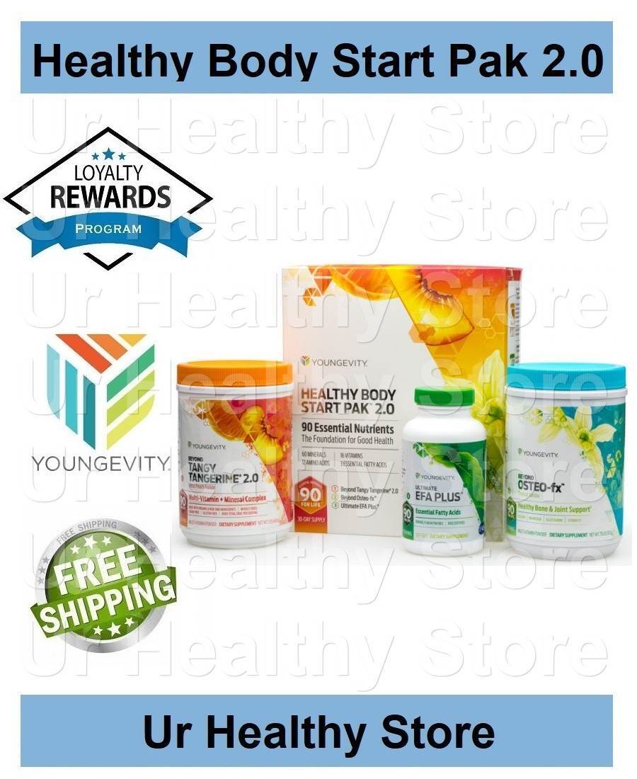 Youngevity Healthy Body Start Pak 2.0 - Total Nutrition & Wellness Pack ...