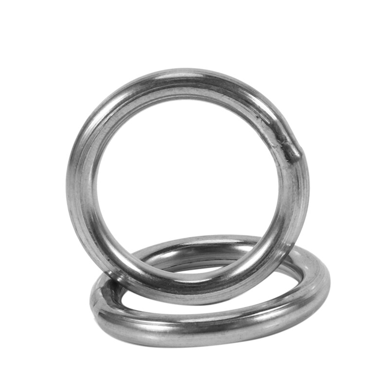 M4 x 30mm Stainless Steel Strapping Welded Round O Rings 10 Pcs ...