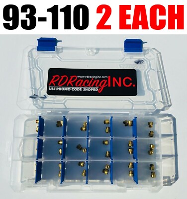 QUICK FUEL HOLLEY GAS JET KIT 93-110 2 EACH IN CASE NEW FREE USA ...