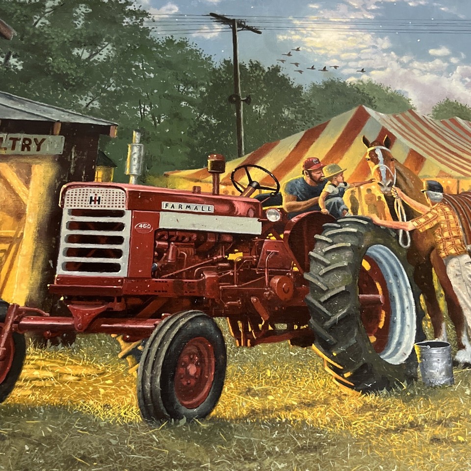 Dave Barnhouse, Horsepower, Original, Framed, 27 X 40 ,Artist Signed ...