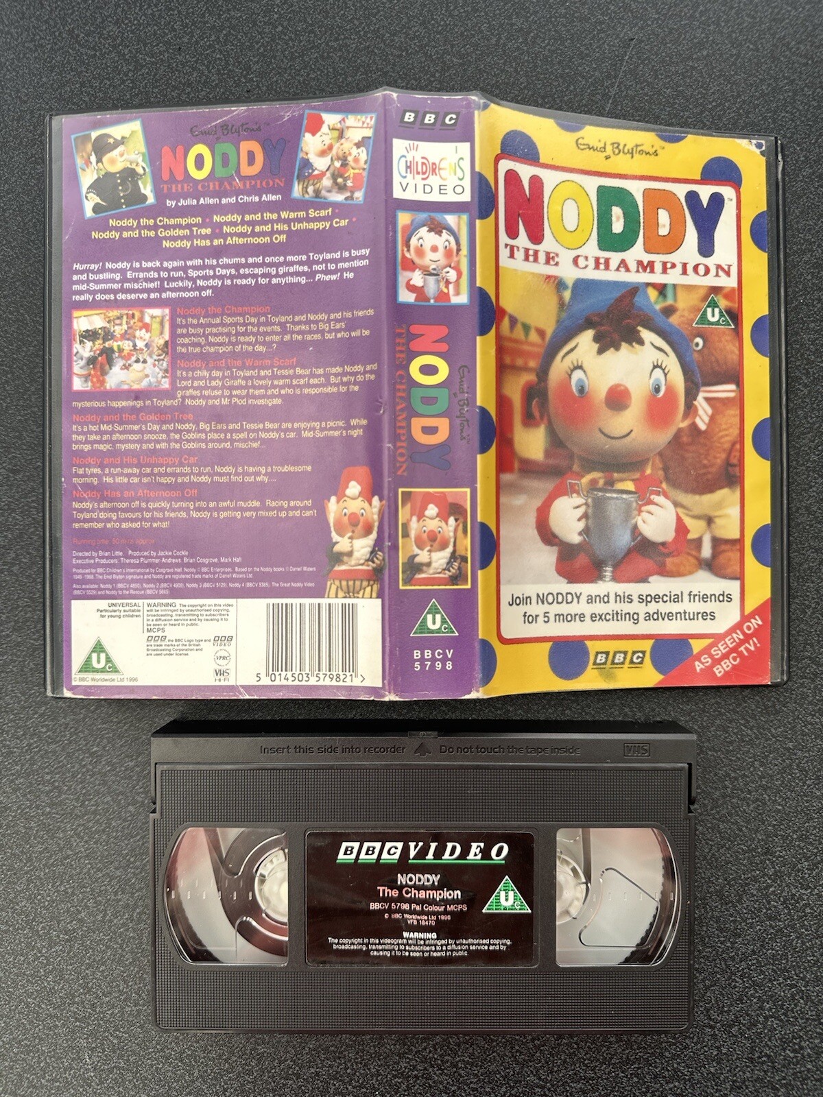 Noddy - The Champion (VHS, 1996) for sale online | eBay