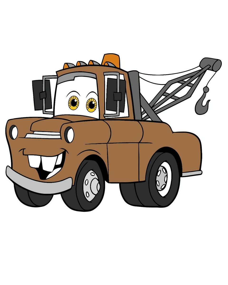Cars The Movie Mater Drawing Mater Cars Movie Sticker Mater Cars